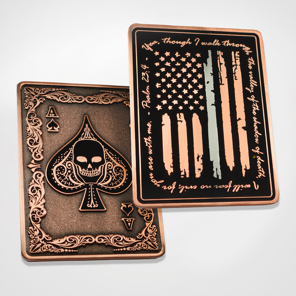 Ace of Spades Coin – SymbolArts Shop