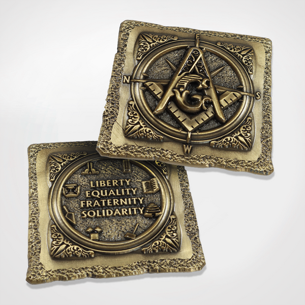 Masonic Stone Coin – SymbolArts Shop