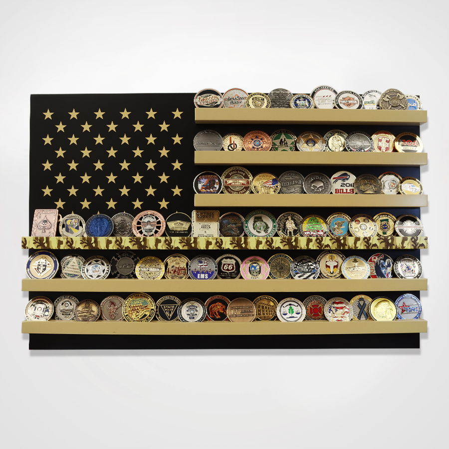 Large Camo Coin Display – SymbolArts Shop