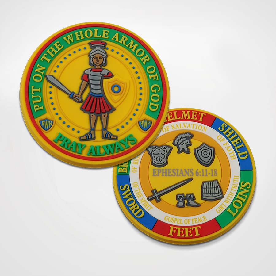 Armor of God Kids PVC Coin – SymbolArts Shop