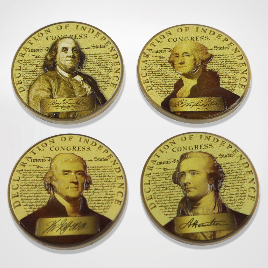 Founding Fathers Coin & Pin Set – SymbolArts Shop