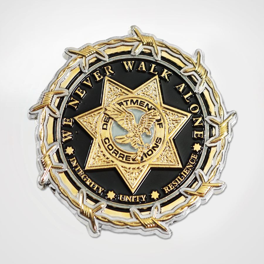 Never Walk Alone Corrections Coin – SymbolArts Shop