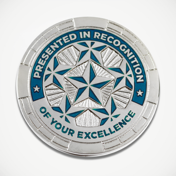 Going Above and Beyond Coin – SymbolArts Shop