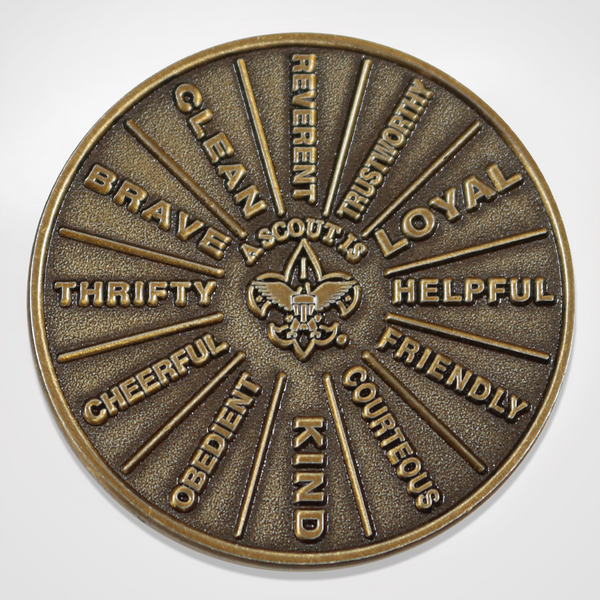 Scouting America Scout Law & Oath Coin – SymbolArts Shop