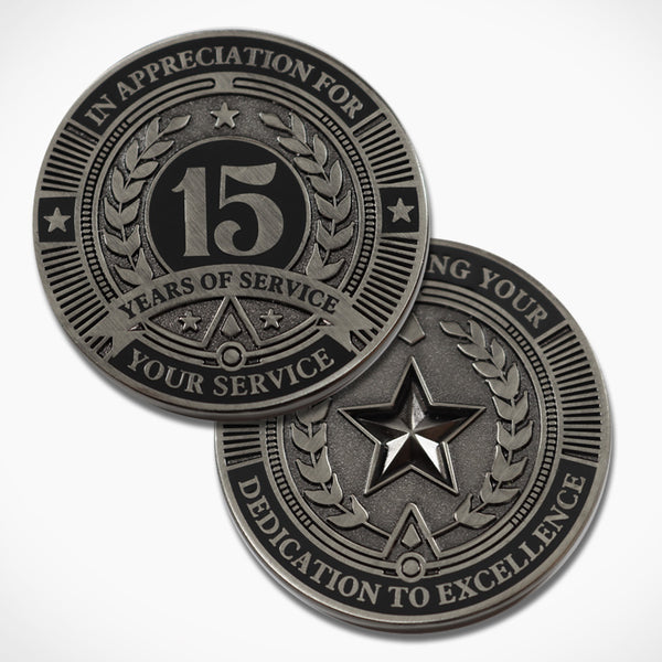15 Years of Service Coin – SymbolArts Shop