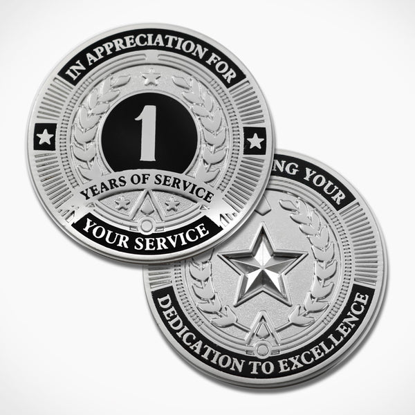 1 Year of Service Coin – SymbolArts Shop
