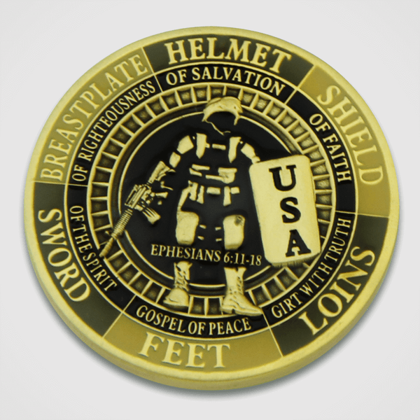 Armor of God Coin - Military – SymbolArts Shop
